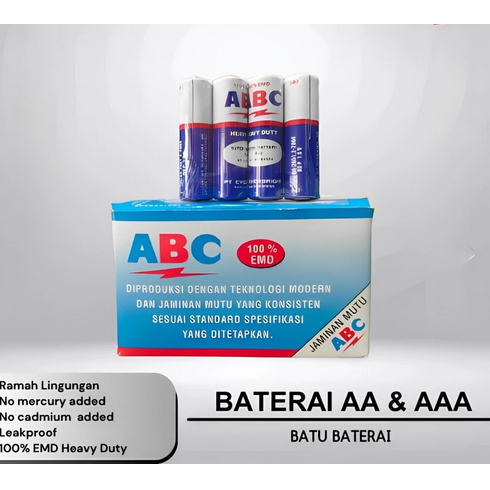 Jual Baterai ABC AA & AAA - Batre ABC A2 & A3 Original | Shopee Indonesia