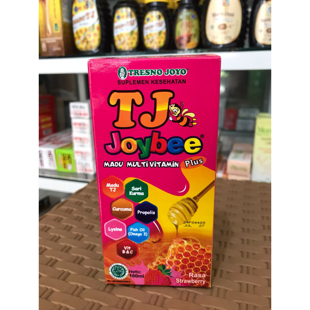 Jual TJ Joybee Strawberry 100ml - Madu Multivitamin untuk anak | Shopee ...