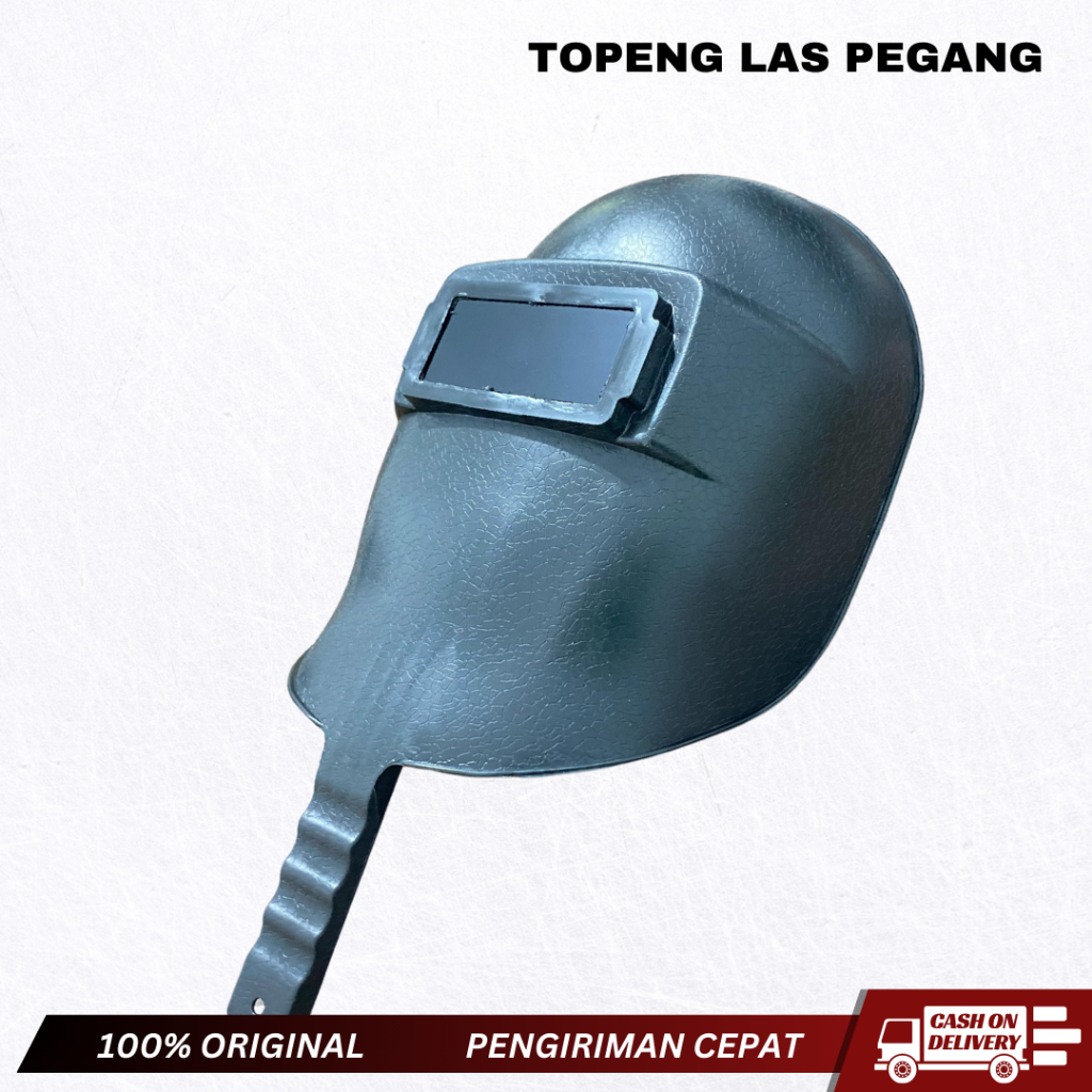Jual TOPENG LAS KEDOK LAS KEPALA HELM LAS PEGANG KACA HITAM | Shopee ...