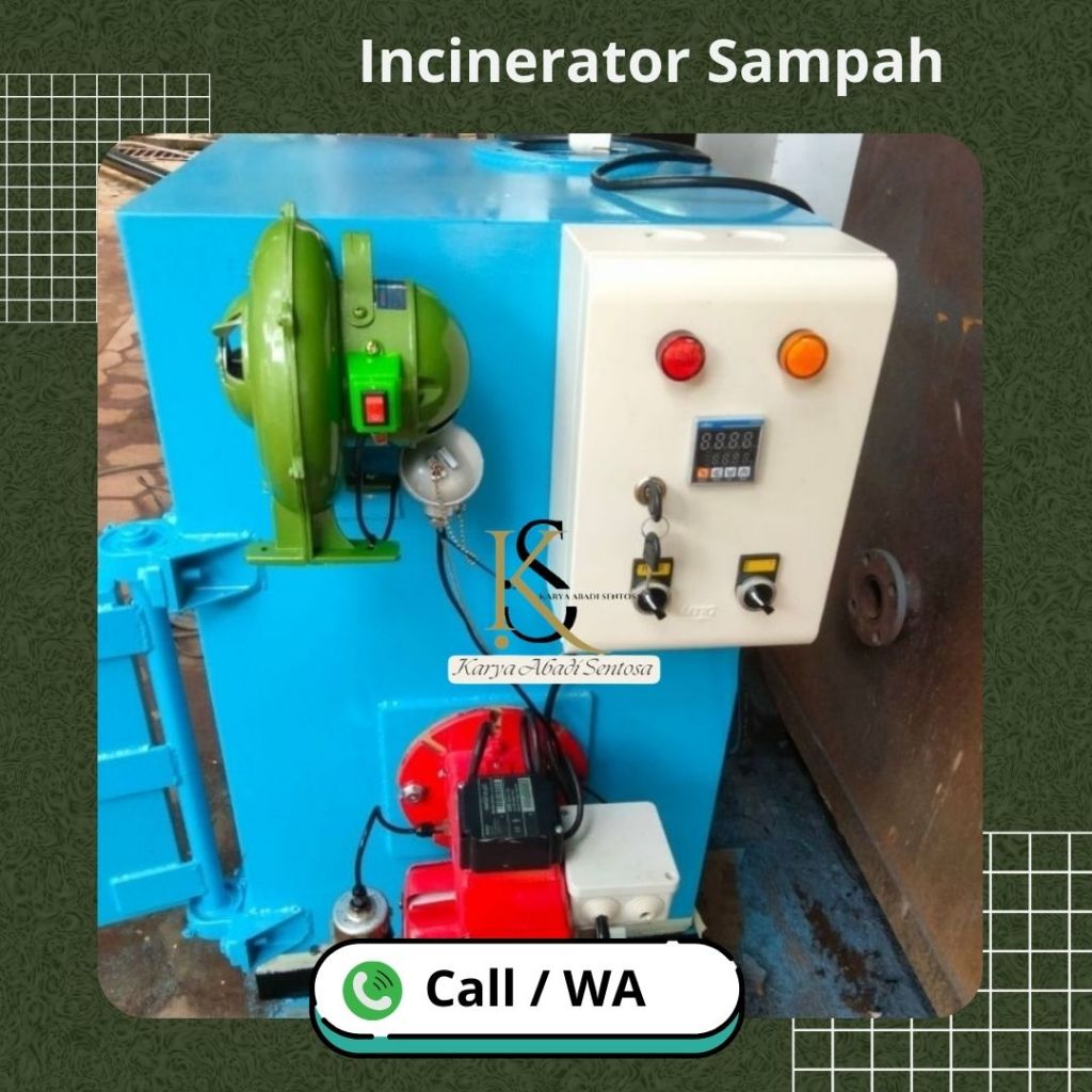 Jual Incinerator Pembakar Sampah (tanpa asap) 5kg/jam Sampah | Shopee ...