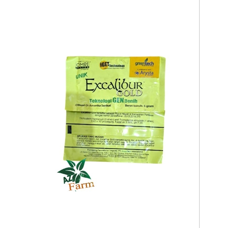 Jual EXCALIBUR GOLD 5GRAM teknologi GEN benih | Shopee Indonesia