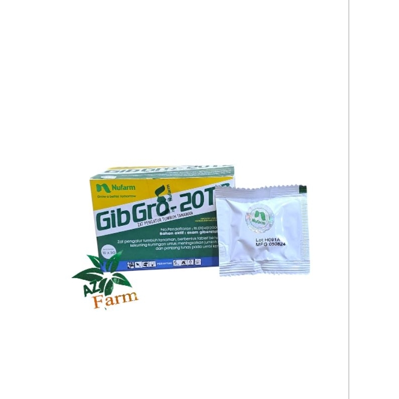 Jual GIBGRO 20TB tablet ZAT PENGATUR TUMBUH TANAMAN memacu pertumbuhan ...