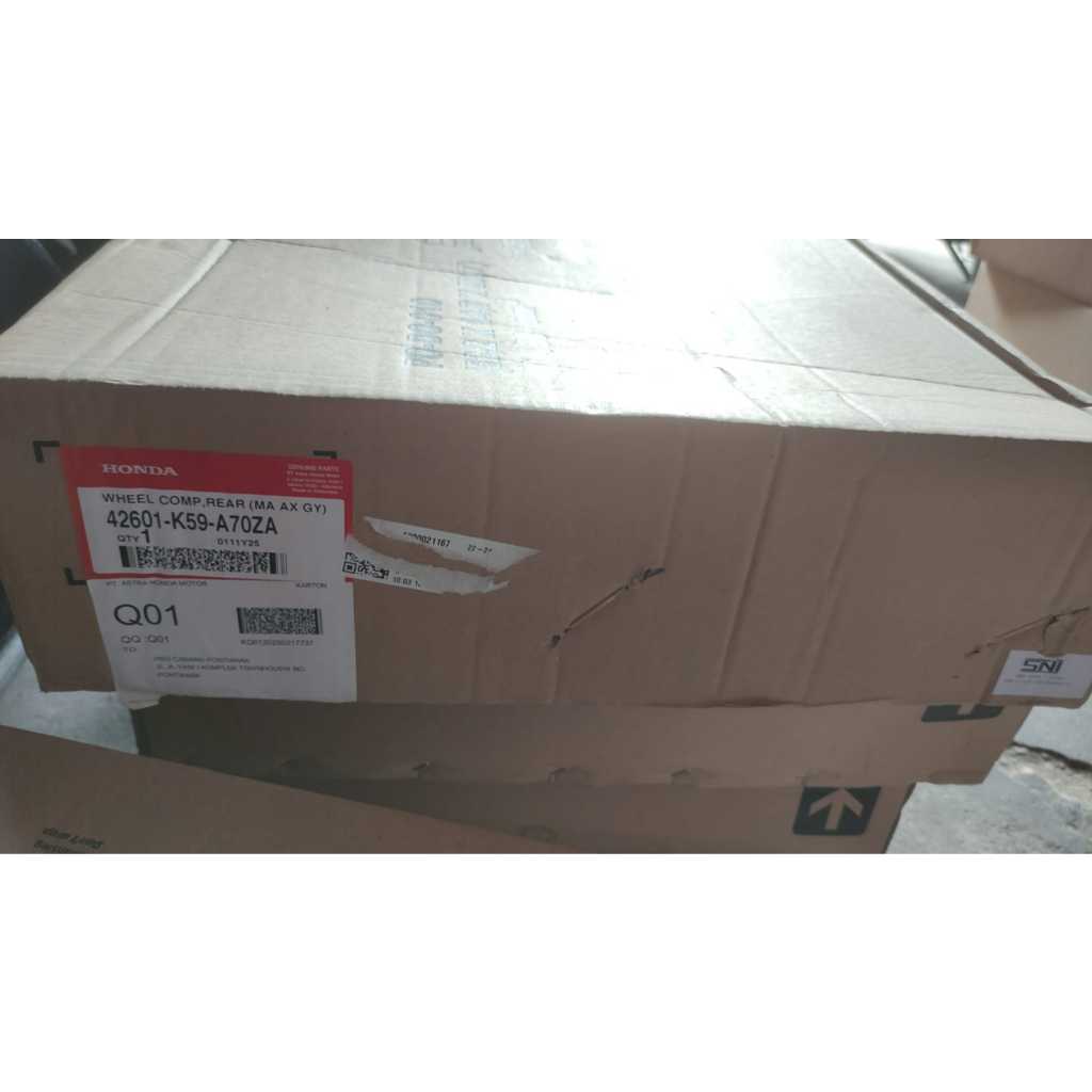 Jual Velg Belakang Grey Honda Vario 150 eSP Ring 14″ / 42601-K59-A70ZA ...