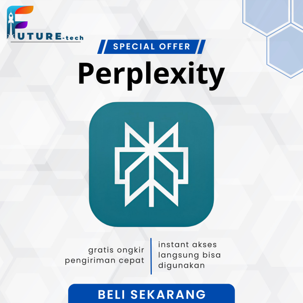Jual Perplexity AI Pro ↳𝐒𝐡𝐚𝐫𝐢𝐧𝐠 𝐀𝐜𝐜𝐨𝐮𝐧𝐭⚡𝐅𝐮𝐭𝐮𝐫𝐞 𝐓𝐞𝐜𝐡⚡ | Shopee Indonesia