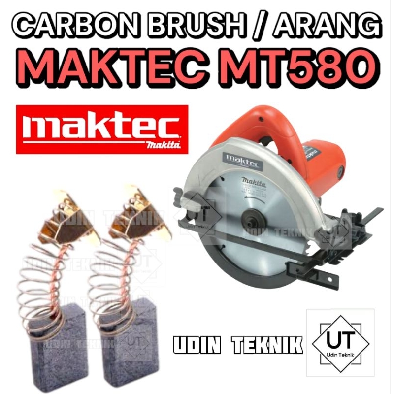 Jual CARBON BRUSH MAKTEC MT580 CB ARANG MESIN CIRCULAR SAW 7" MAKTEC MT 580 BIASA | Shopee Indonesia