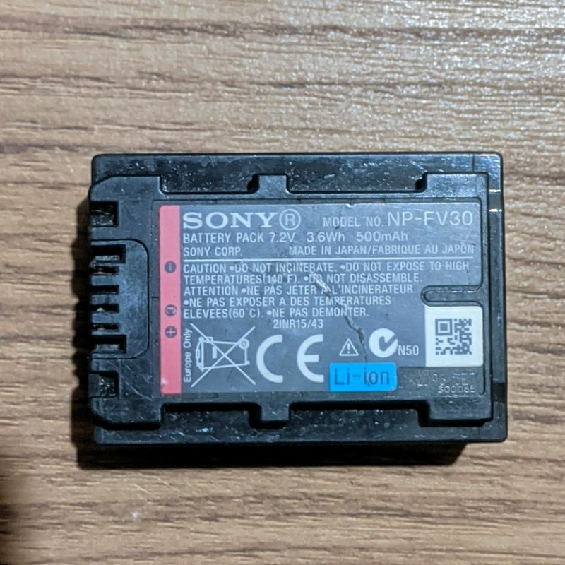 Jual Baterai Handycam SONY NP-FV30 Original | Shopee Indonesia