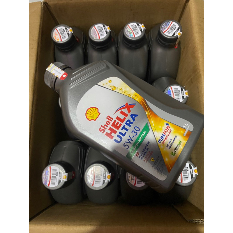Jual 1 dus (12 botol) Oli Shell Helix Ultra 5W-30 SP SN Plus. (1L ...