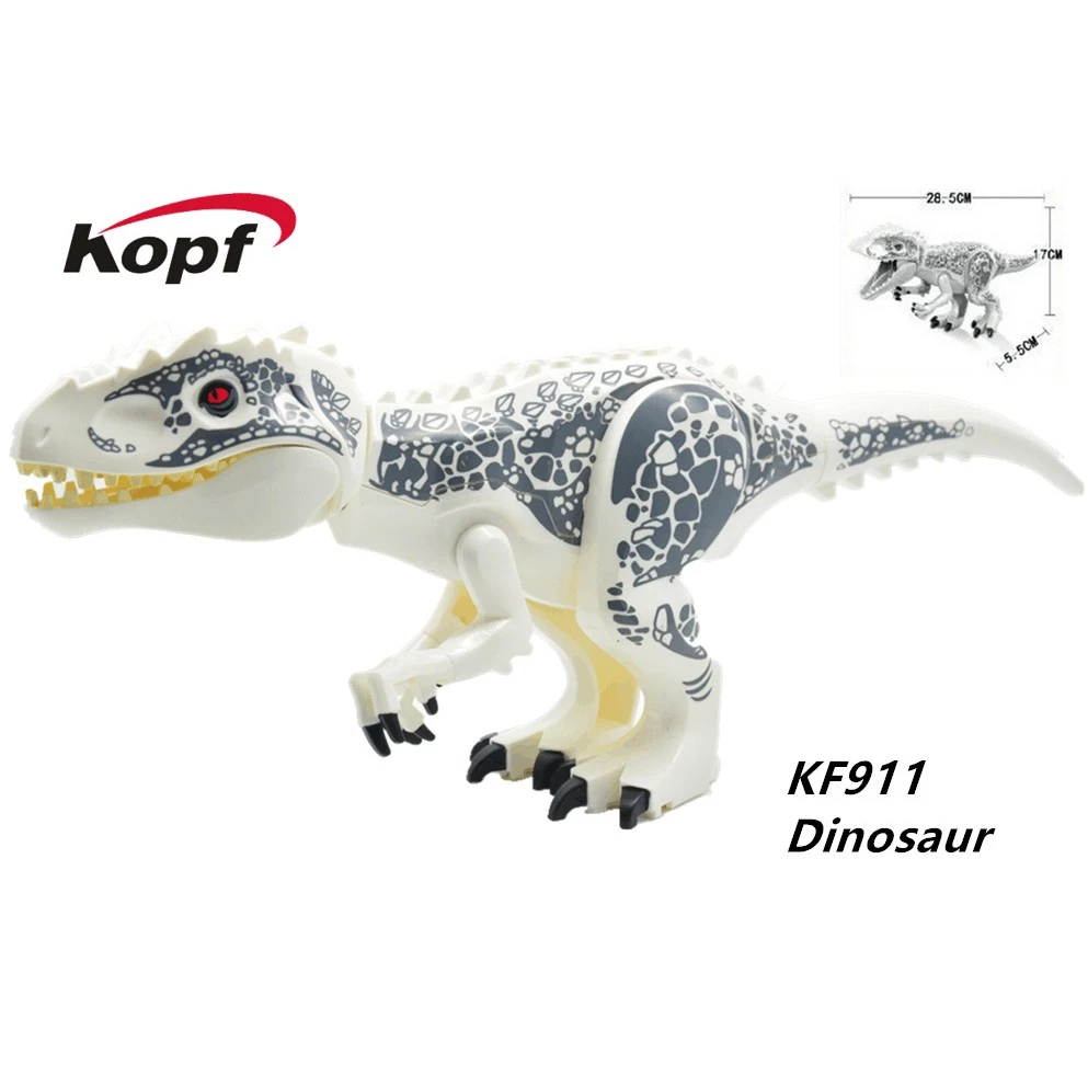 Jual KF911 INDOMINUS REX DINO DINOSAURUS JURASSIC WORLD BRICK BUILDING ...