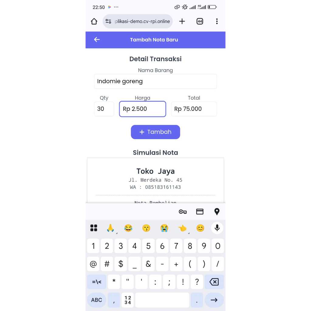 Jual Aplikasi Cetak nota | Print Thermal Bluetooth | Berbasis Web ...