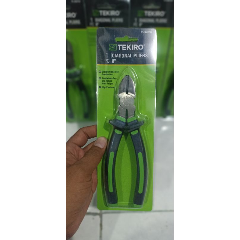 Jual Tang Potong Tekiro 8 inch Tang Potong 8" Diagonal Pliers Tekiro ...