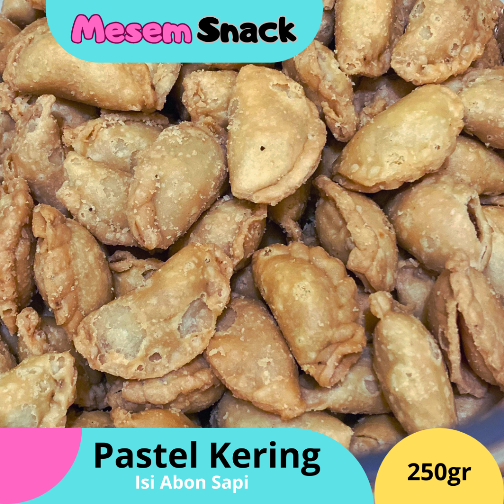 Jual Pastel Kering Mini Isi Abon Sapi 250gr Snack Camilan Jajanan ...