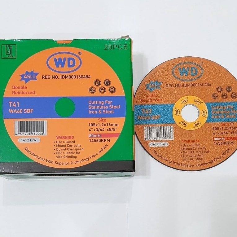 Jual KP8 BATU GURINDA POTONG WDBATU POTONG WD BATU POTONG BESI 4x12 isi ...