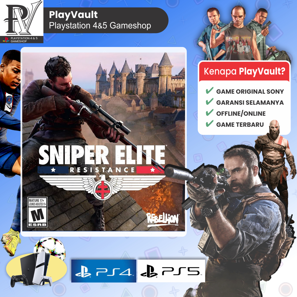 Jual Sniper Elite Resistance PS4 PS5 | Shopee Indonesia
