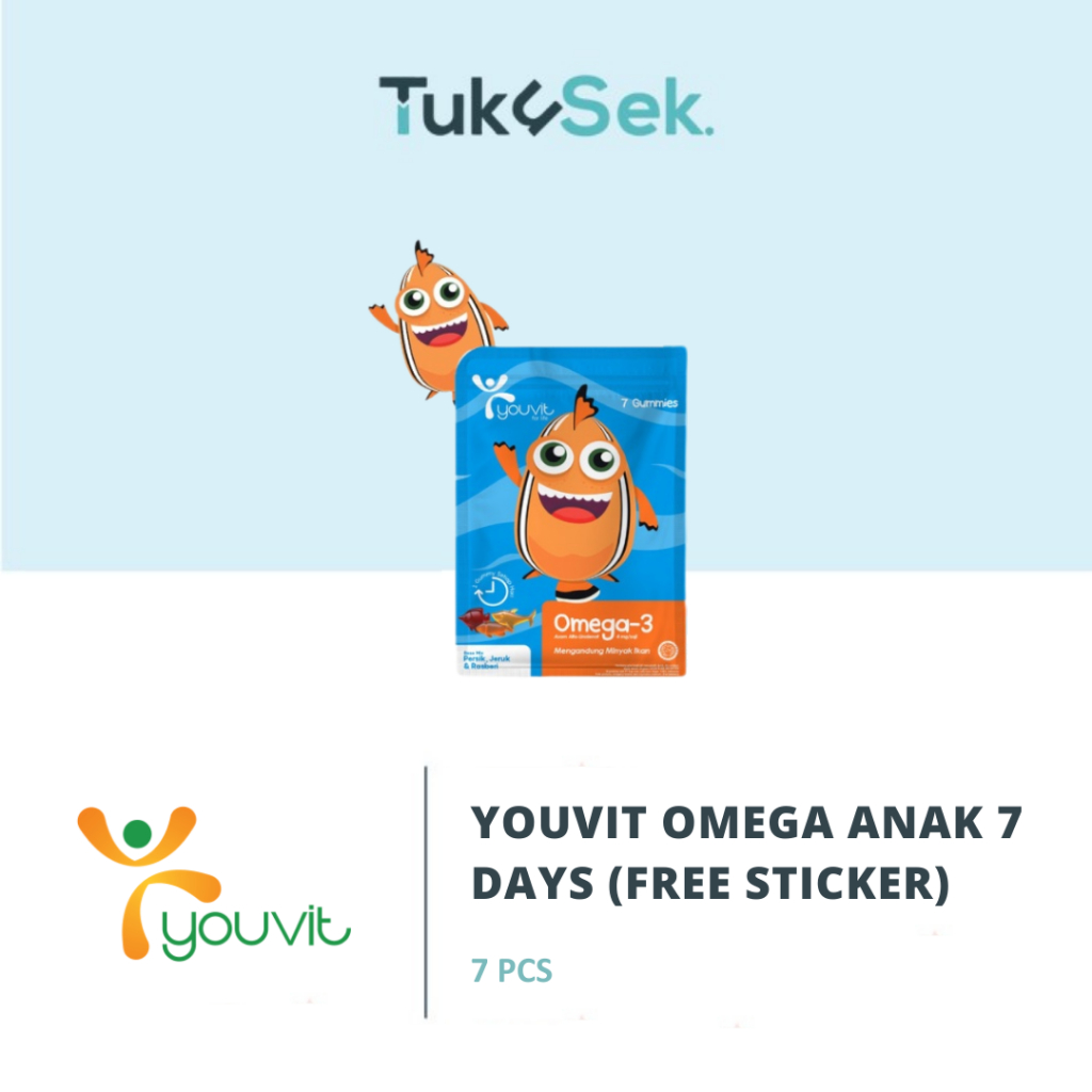 Jual YOUVIT Omega Anak 7 Days (Free Sticker) | Shopee Indonesia