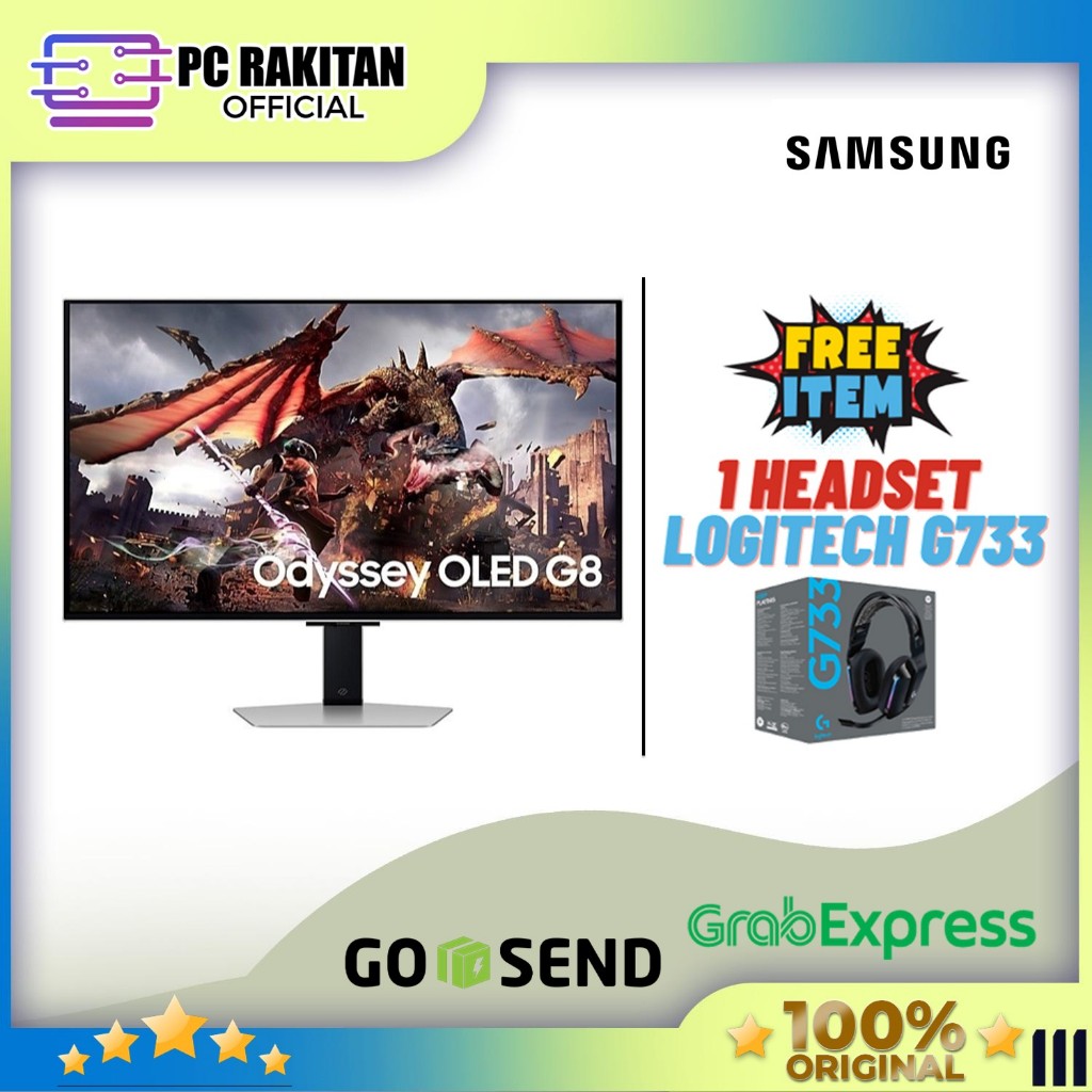 Jual Samsung Odyssey OLED G8 (G80SD) 4K UHD 240Hz 0.03ms G-Sync ...