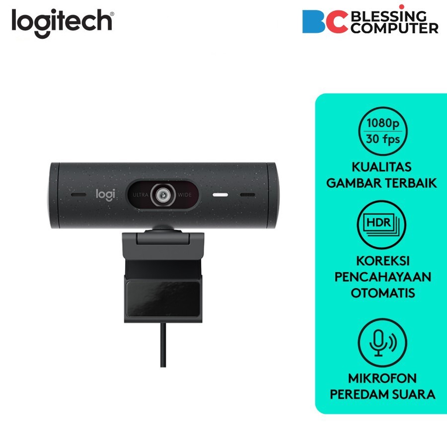 Jual webcam LOGITECH BRIO 500 Graphite | Shopee Indonesia