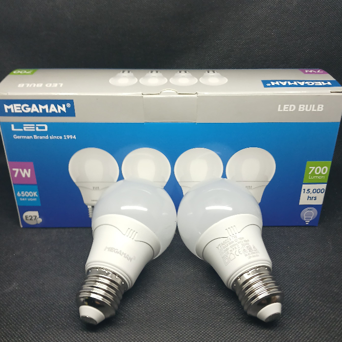 Jual MEGAMAN PAKET LAMPU LED – 7W, 9W, 12W (ISI 4 PCS) | Shopee Indonesia