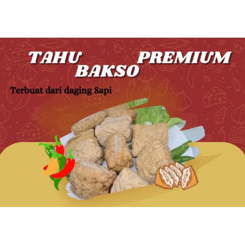 Jual Tahu Bakso Sapi Premium ORIGINAL || Dalam kemasan Vakum | Shopee ...