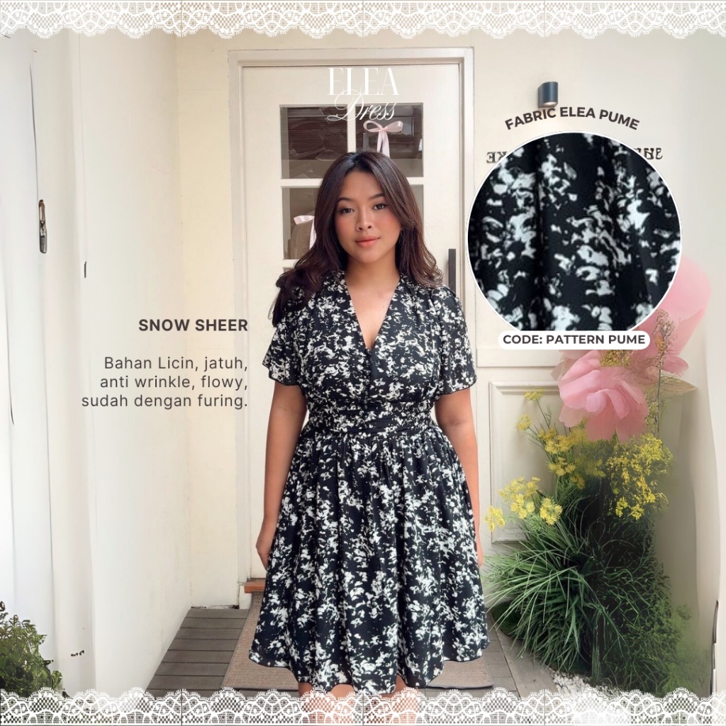 Jual Indiandco | Elea Dress | Cassual Dress | Shopee Indonesia