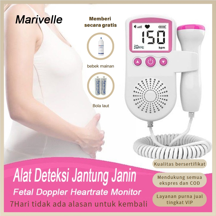 Jual Marivelle Doppler Detak Jantung Janin Doppler Alat Deteksi Jantung ...