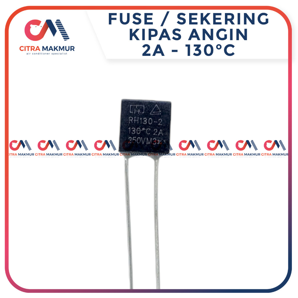 Jual Fuse Sekring Kipas Angin 2A Ampere 130 Derajat Miyako Thermofuse ...