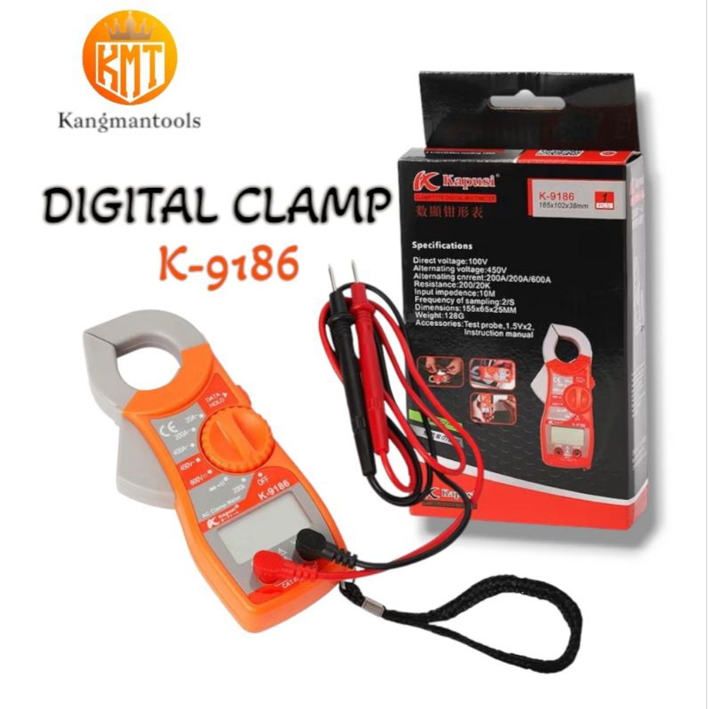 Jual Kapusi Digital Clamp/Tang Ampere Multimeter/Kabel Tester Ukur Arus ...