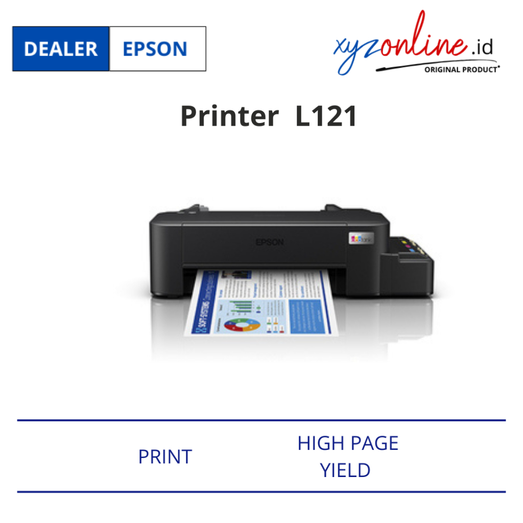 Jual Epson Printer L121 Inktank A4 Printer - Print Only | Shopee Indonesia