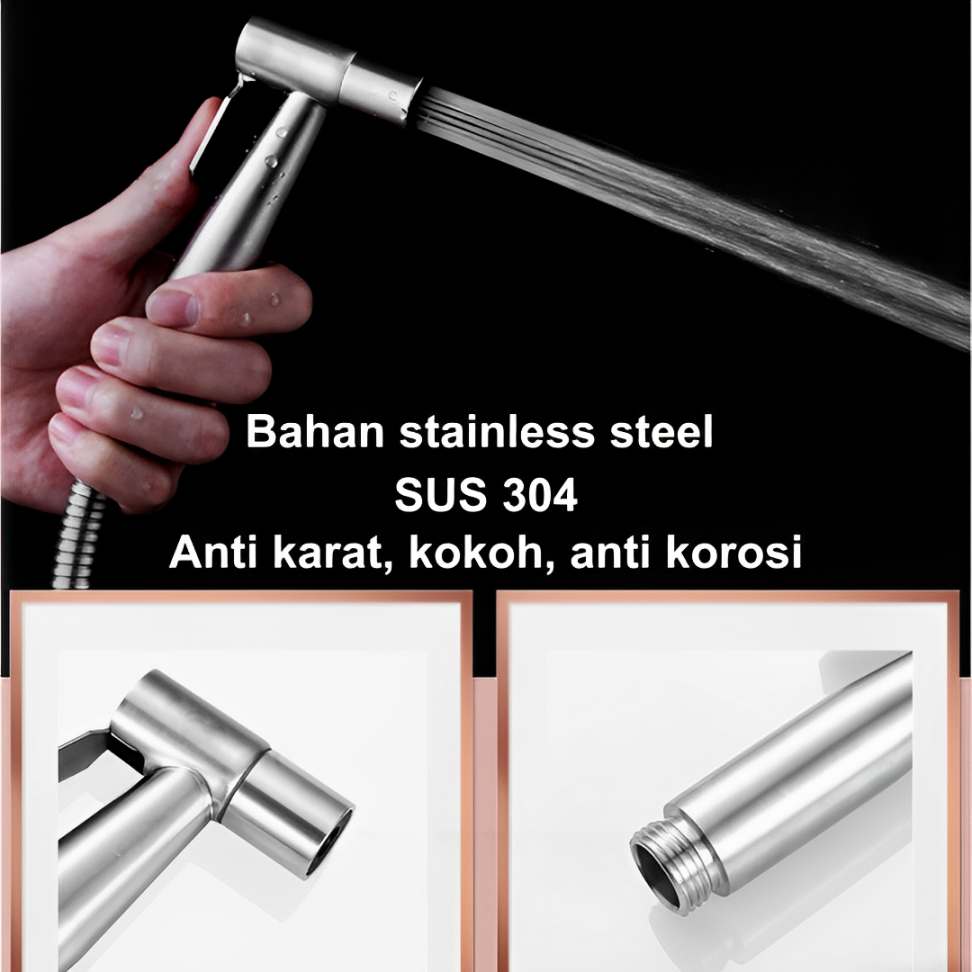 Jual PPG - Jet Shower Spiral Jet Spray SUS304 Untuk Kloset Closet ...