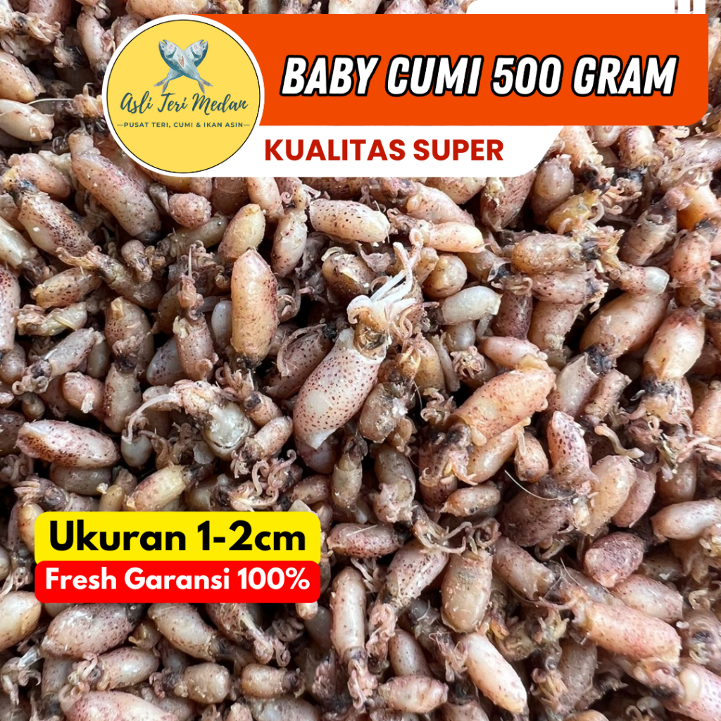 Jual Baby Cumi / Baby Cumi 1-2cm / Baby Cumi Super 500gr | Shopee Indonesia