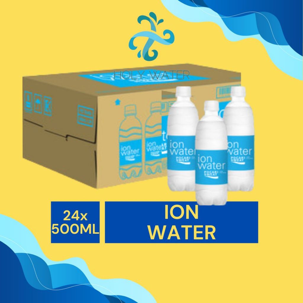 Jual (INSTANT / SAMEDAY) ION WATER 500ML KEMASAN DUS DAN PAKET 6 BOTOL ...