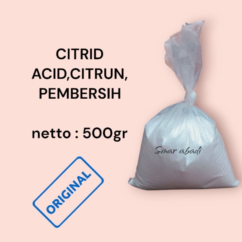 Jual citrun/citrid acid/pembersih @500gr | Shopee Indonesia