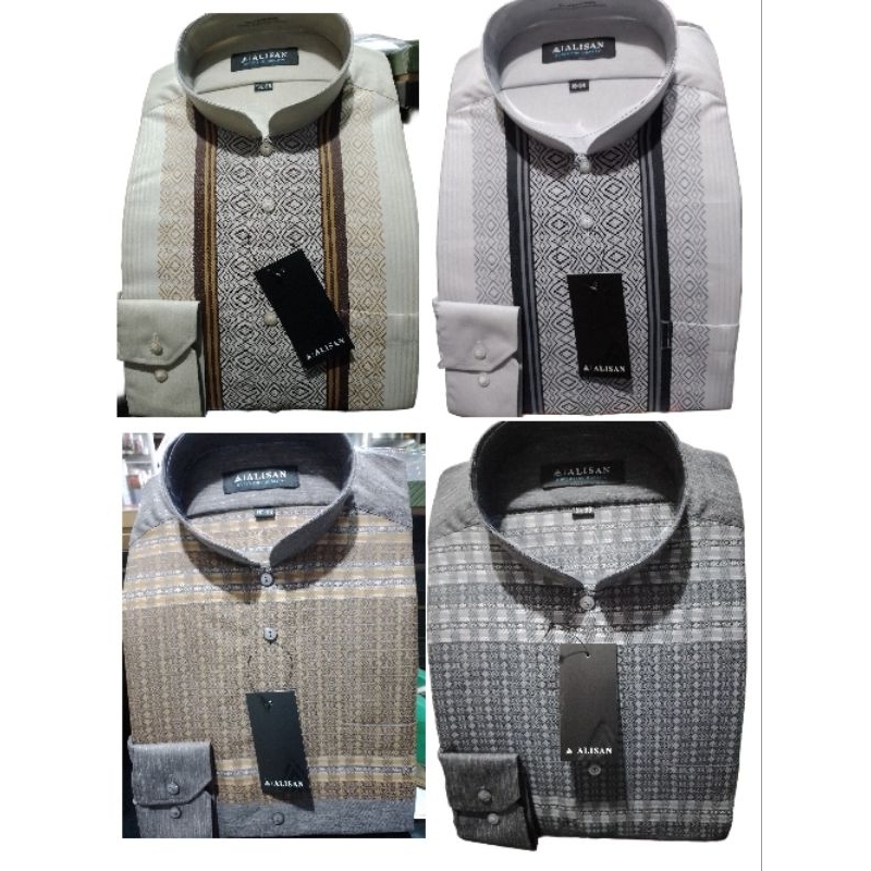 Jual koko alisan motip lis warna Lengan panjang original | Shopee Indonesia