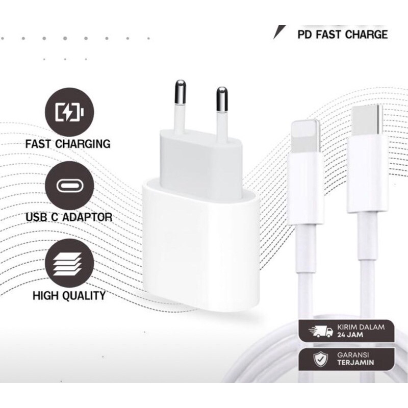 Jual Charger Set IP 6 7 8 X xr 11 12 13 14 Casan Batok Adaptor+Kabel ...