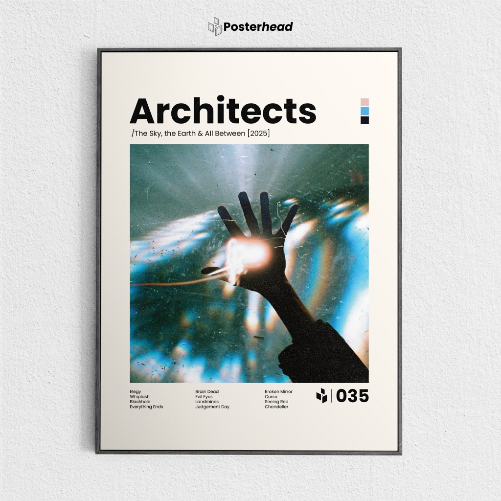Jual Poster Architects - The Sky, The Earth & All Between - Frameblock - Posterhead | Shopee ...