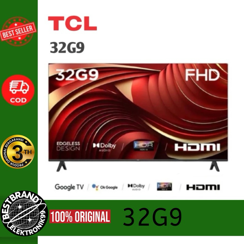 Jual TCL 32G9 LED FHD SMART GOOGLE DIGITAL TV DOLBY AUDIO | Shopee Indonesia