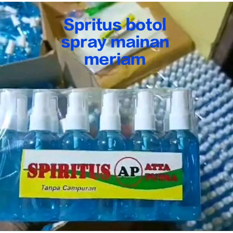 Jual Spritus cair biru & ungu kemasan botol spray 12pcs - harga grosir ...