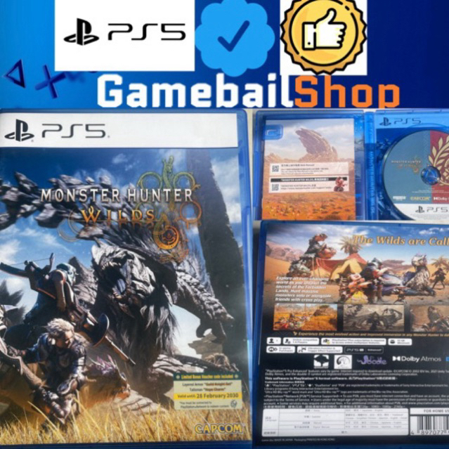 Jual Monster Hunter Wilds MH Wild PS5 Game ( Reg 3 Asia / English ) KASET BD FISIK | Shopee ...