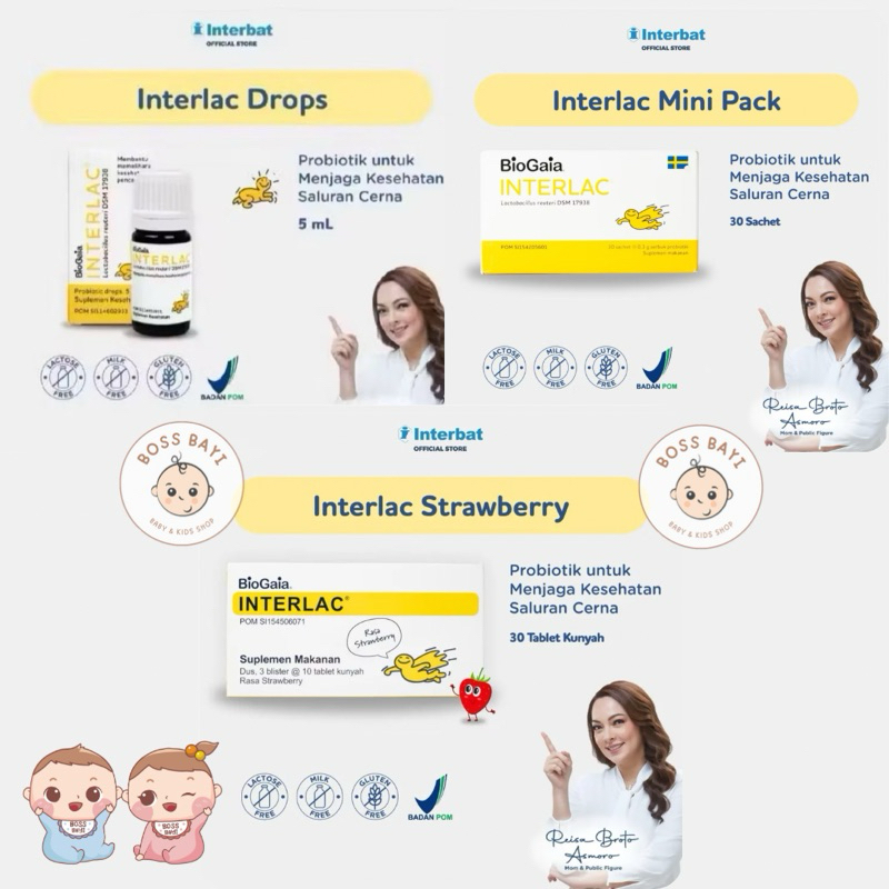 Jual INTERLAC Oil Drop 5ml - Probiotik Bayi Anak | Mini Pack Sachet ...