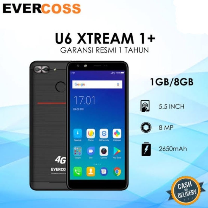 Jual EVERCOSS U6 XTREME 1 PLUS GARANSI RESMI | Shopee Indonesia