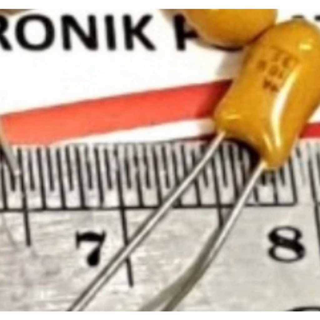 Jual RE2262 kapasitor capacitor tantalum 10uf 106 10 uf 35v 35volt 35 ...