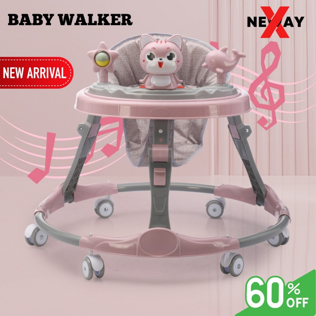 Jual Baby Walker Lipat Kitten Mainan Walker Kucing Musik Lampu Alat ...