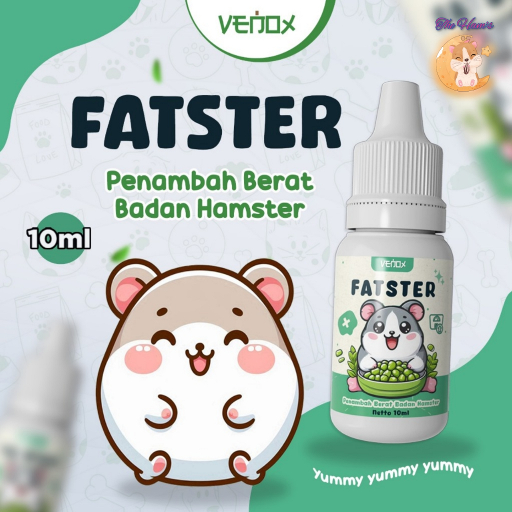 Jual (The Ham's) VENOX FATSTER - Venox Obat Hamster Vitamin Mineral ...
