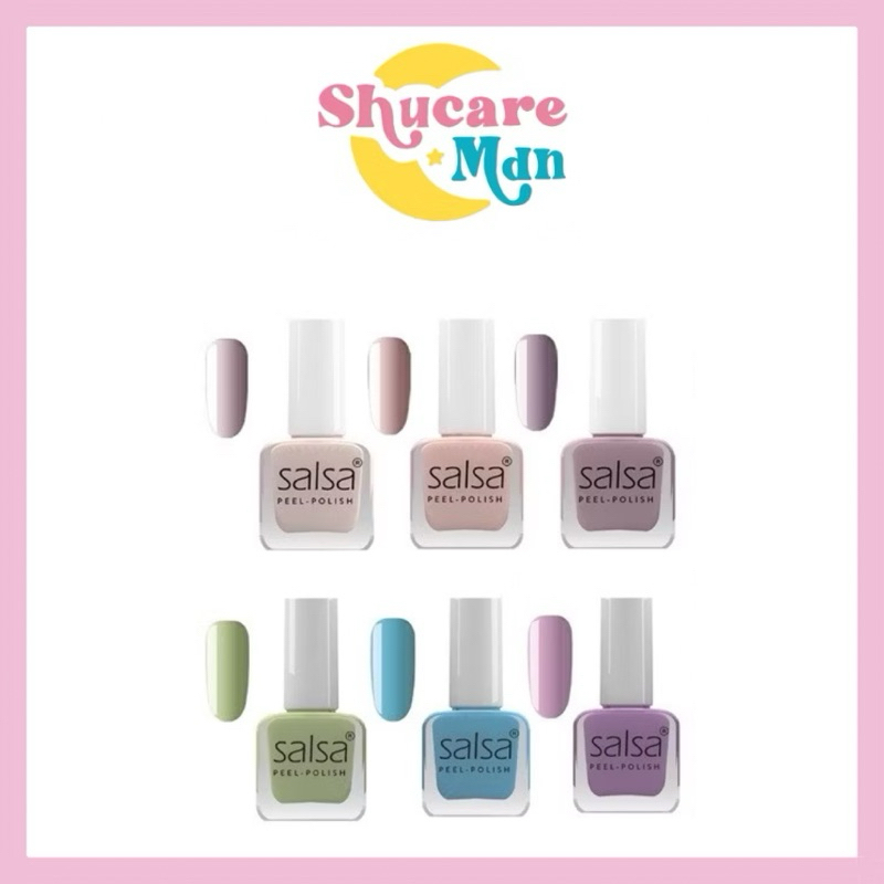 Jual SALSA Nail Peel Polish Kutek Halal ( 3 x 10ml ) | Shopee Indonesia