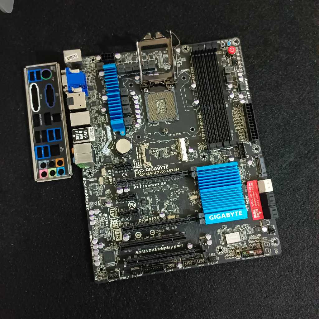Jual MOTHERBOARD GIGABYTE Z77X UD3H LGA 1155 INTEL SANDY/IVY BRIDGE ...