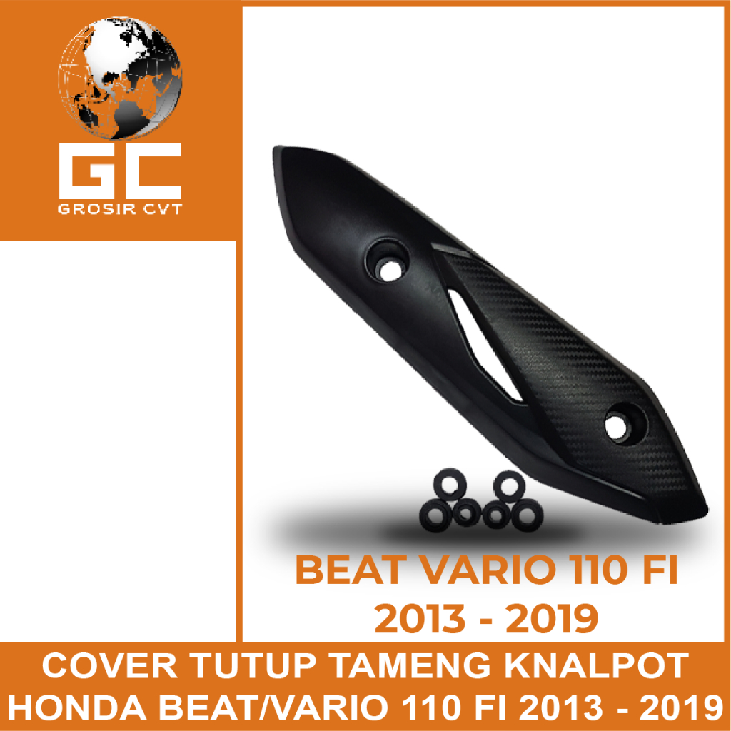 Jual Tameng tutup cover knalpot beat fi 2013-2019 scoopy genio spacy ...