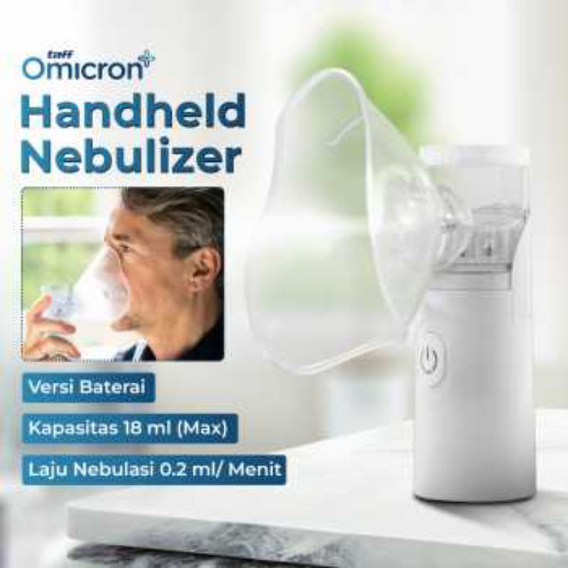 Jual TaffOmicron Alat Terapi Pernapasan Handheld Nebulizer Inhaler Atomizer Versi Baterai - JSL ...