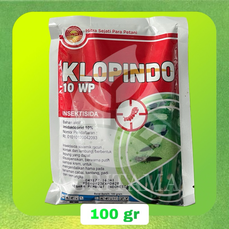 Jual Insektisida KLOPINDO 10 WP - 100 Gram | Shopee Indonesia