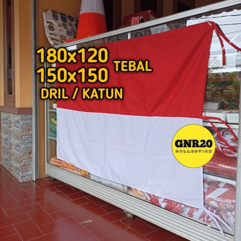 Jual Bendera merah putih TEBAL ukuran 180x120 150x100 bendera merah ...
