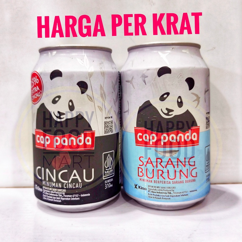Jual [HALAL] MINUMAN KALENG CAP PANDA 310 ML/CINCAU/SARANG BURUNG/GRASS ...