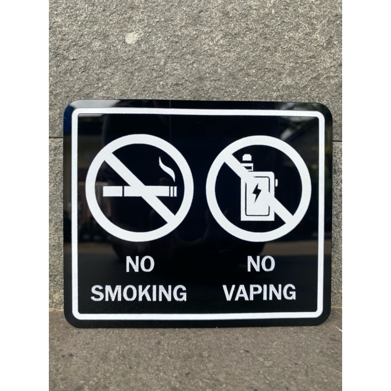 Jual TANDA LARANGAN MEROKOK DAN VAPING/SIGNAGE AKRILIK | Shopee Indonesia